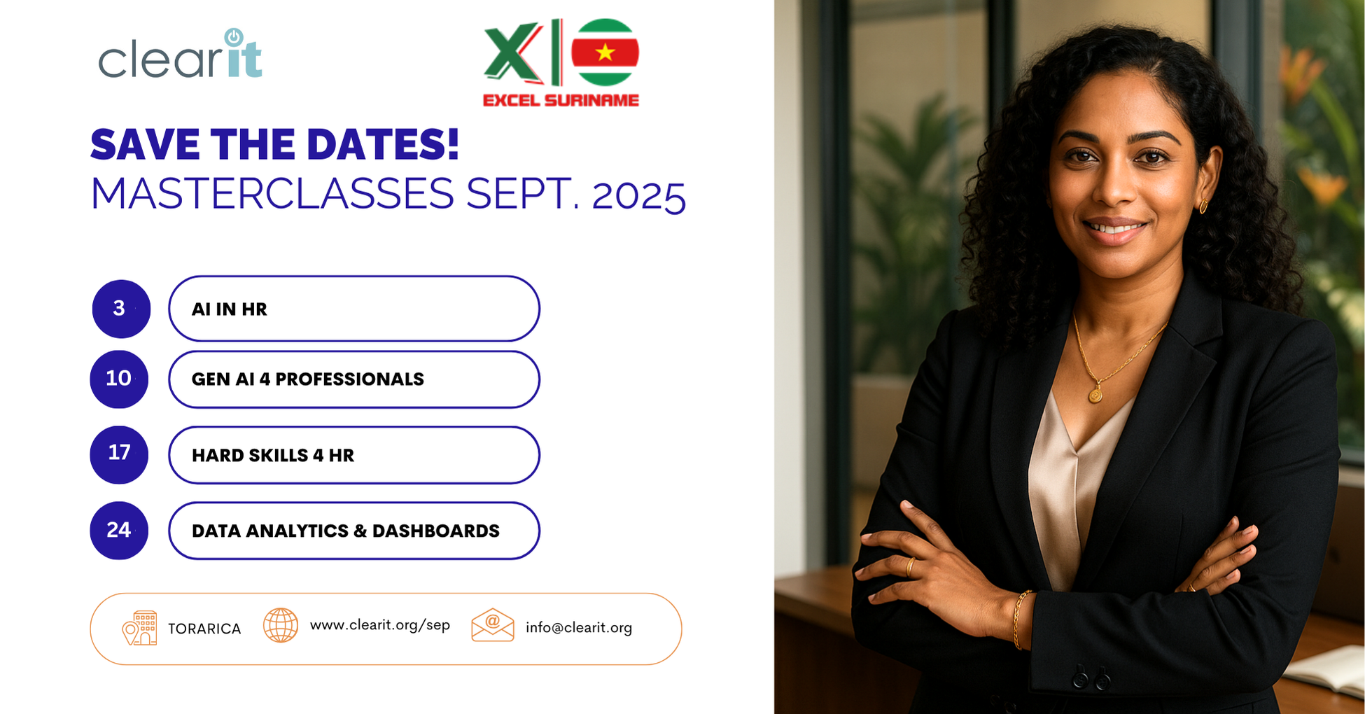 Masterclasses September 2025 – Clear IT Solutions